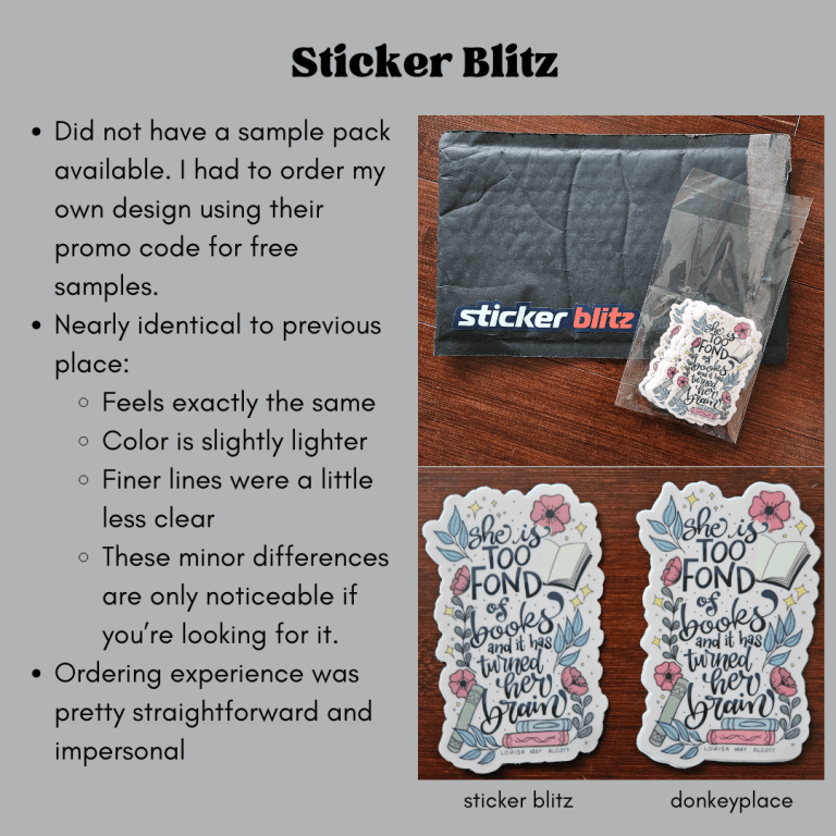 Comparing Alternatives to Sticker Mule – NLD x Swapna