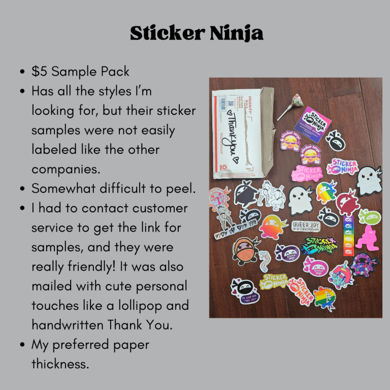 Comparing Alternatives to Sticker Mule – NLD x Swapna